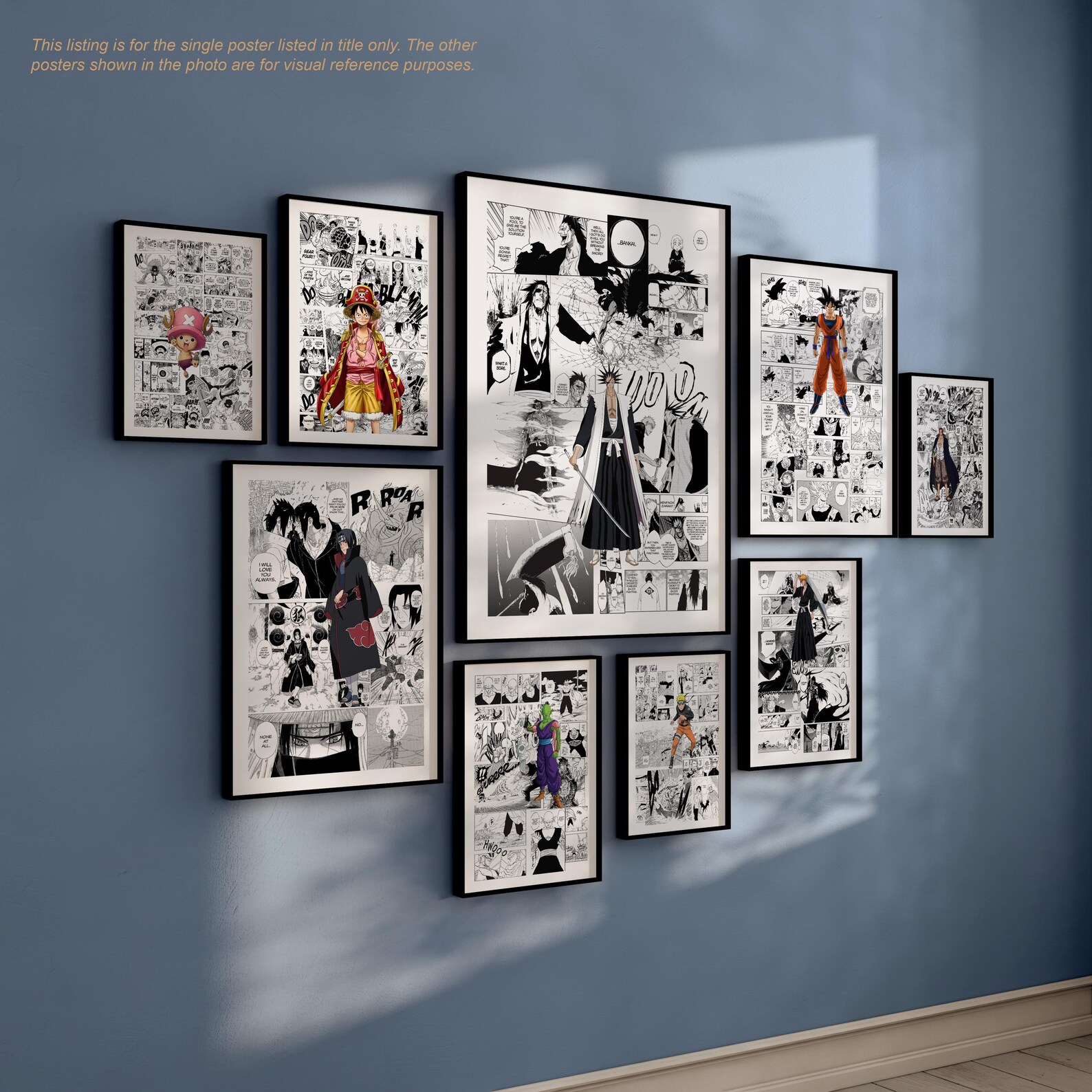 Manga Poster - Kenpachi Zaraki - Curated Manga Panels - Digital Print ...