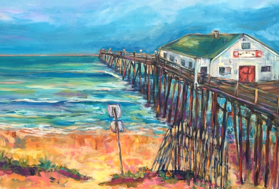 Kitty hawk Pier print giclee | Etsy