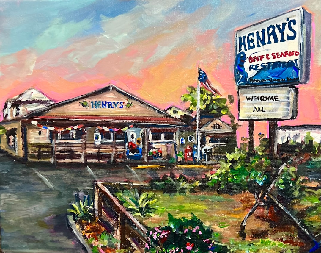 Henry’s of the Outer Banks Giclee Print - Etsy
