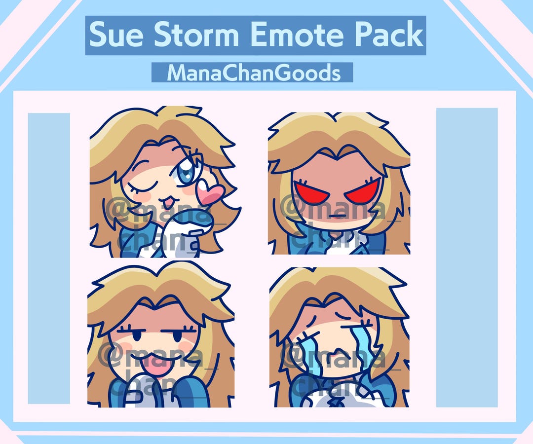Sue Storm Marvel Emotes - Etsy