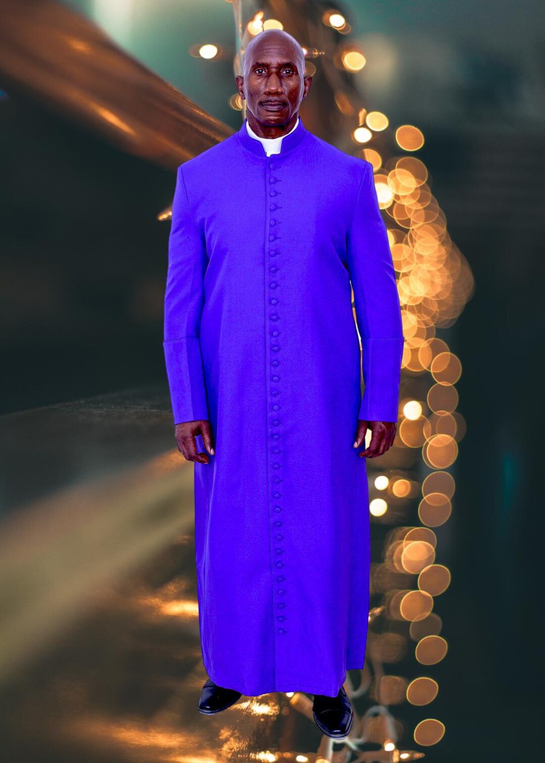 Men's Purple Clergy Cassock Robe: 33 Button Church Father Coat - Etsy