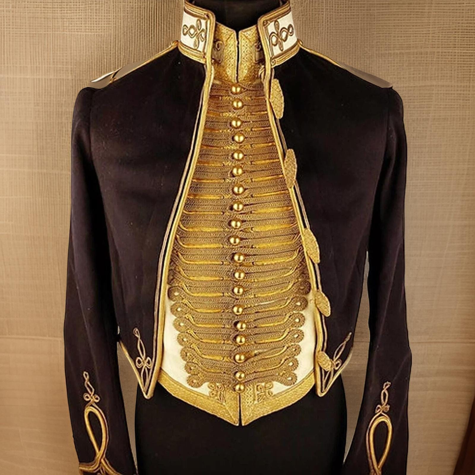 Men's Regimental Mess Dress Military Hussar Handmade Jacket , Mess ...