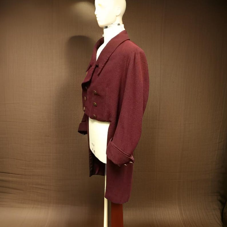 Men's Regency Mr. Darcy Style Costume: Wool Tailcoat & Vest - Etsy