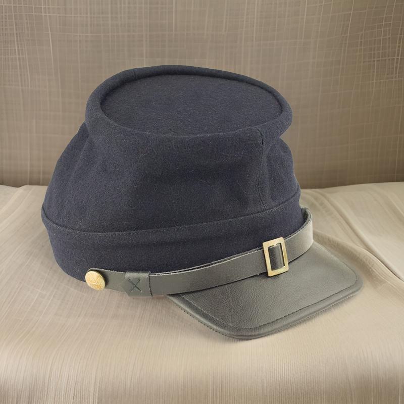 Men's Civil War Union Enlisted Kepi Bummer Cap Military Blue Hat - Etsy