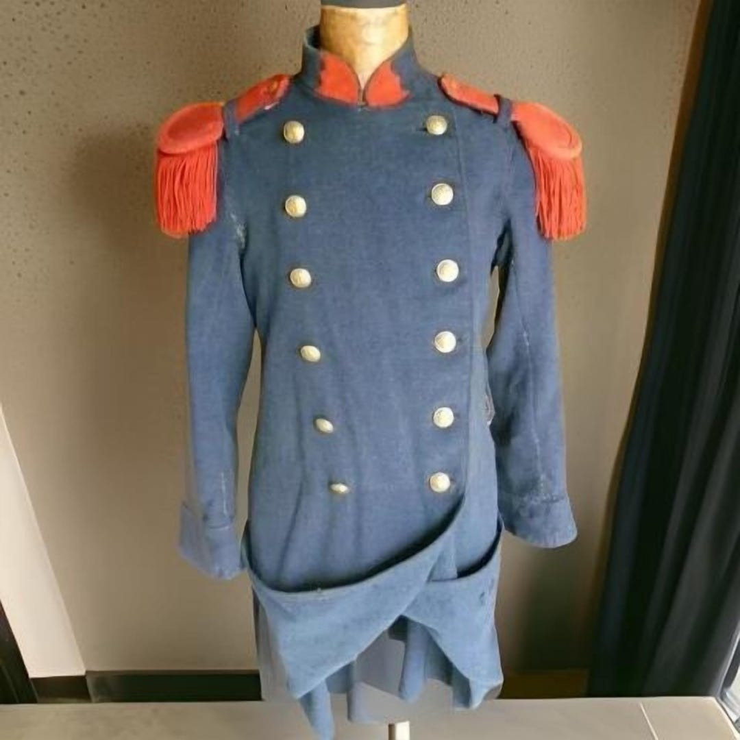 New 1867-1877 French Pattern Infantry Navy Blue Men's Overcoat A ...