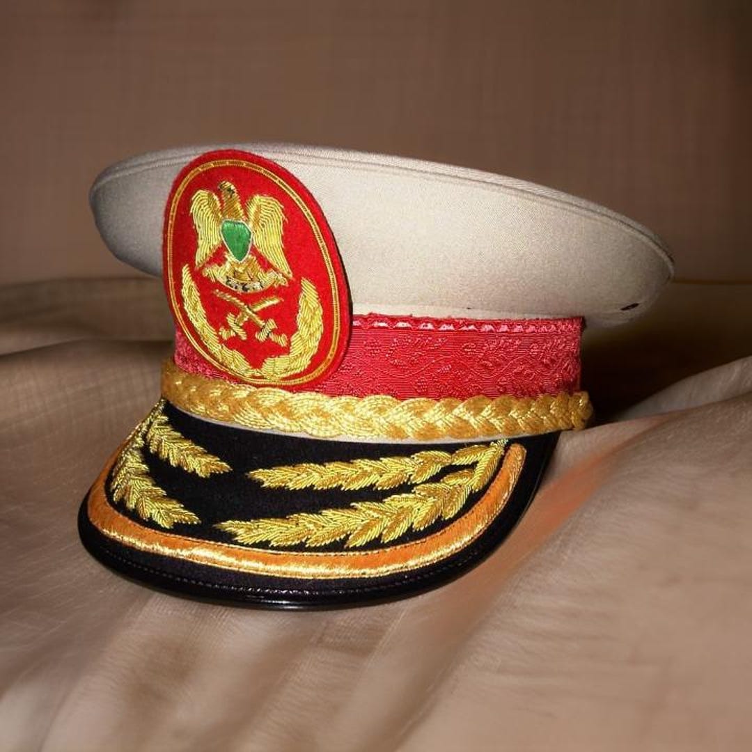 Men's New Colonel Gaddafi Military Army General Officers Parade Dress ...