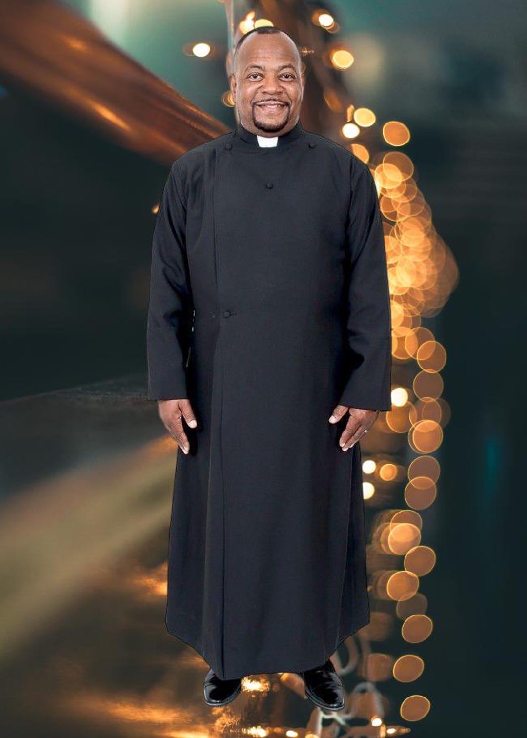 Latest Men's Clergy Anglican Cassock Robe B Coat, Men's Church Father ...