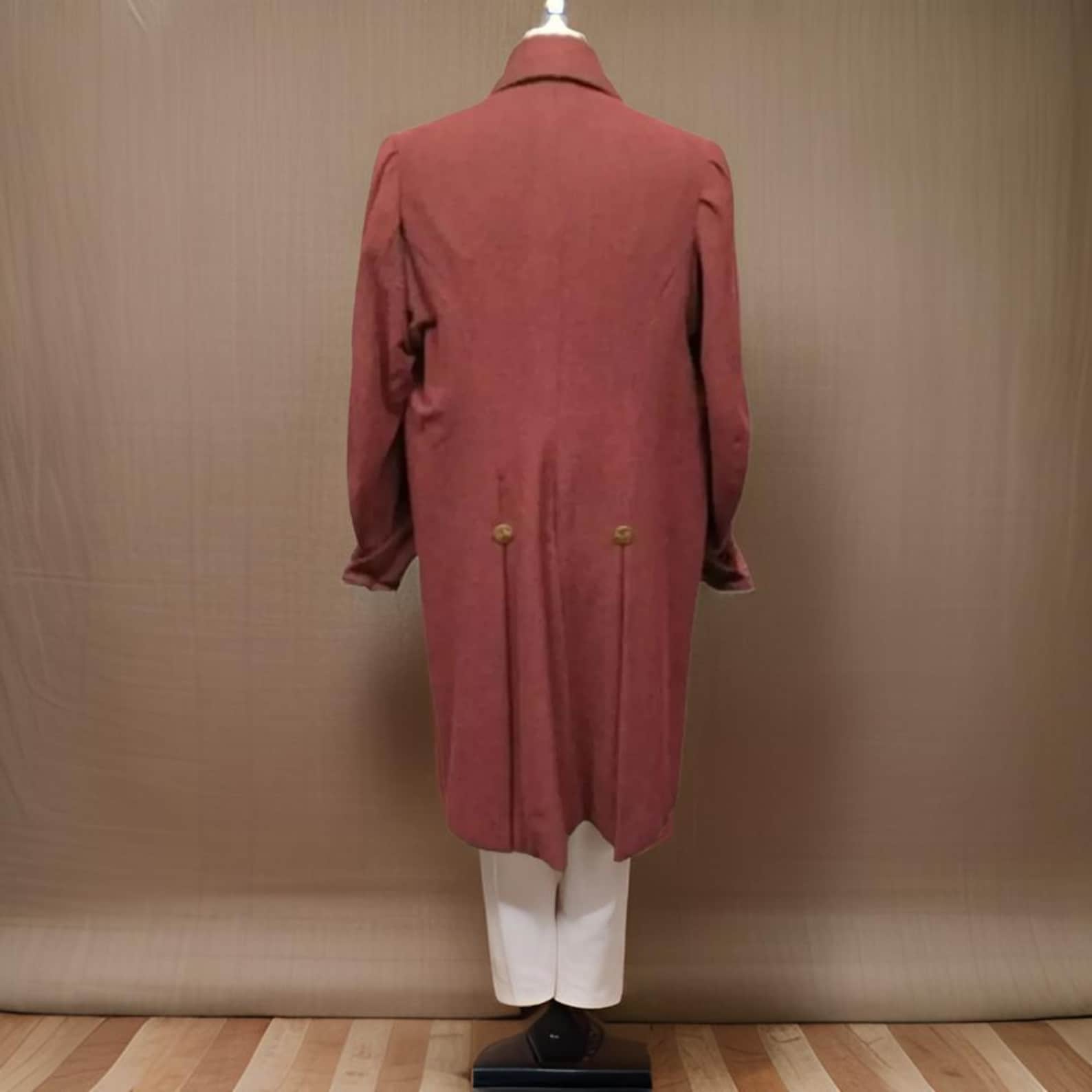 Men's Regency Mr. Darcy Style Costume: Wool Tailcoat & Vest - Etsy