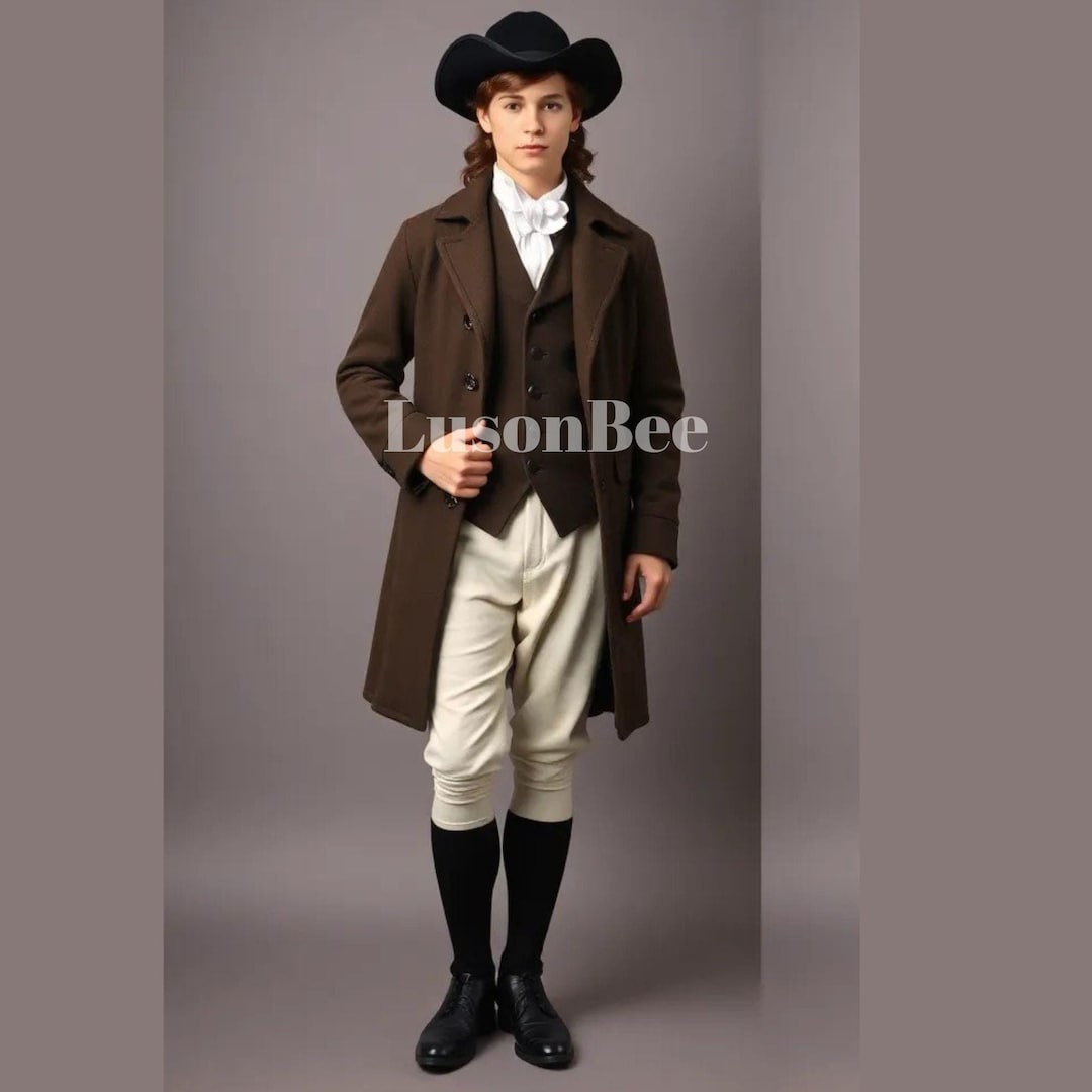 Mens Regency Coat Complete Dress, Men's Regency Coat, 19th Century Coat ...