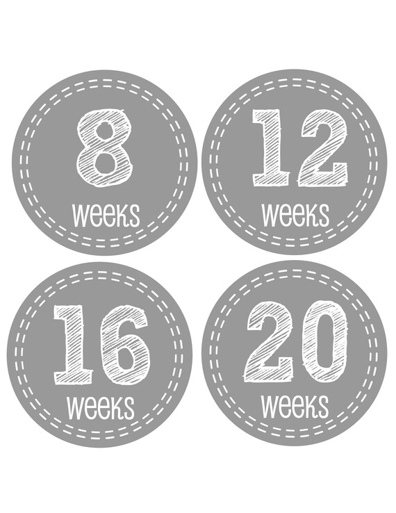 GIFT Pregnancy Belly Stickers Weekly Pregnancy Stickers Baby - Etsy