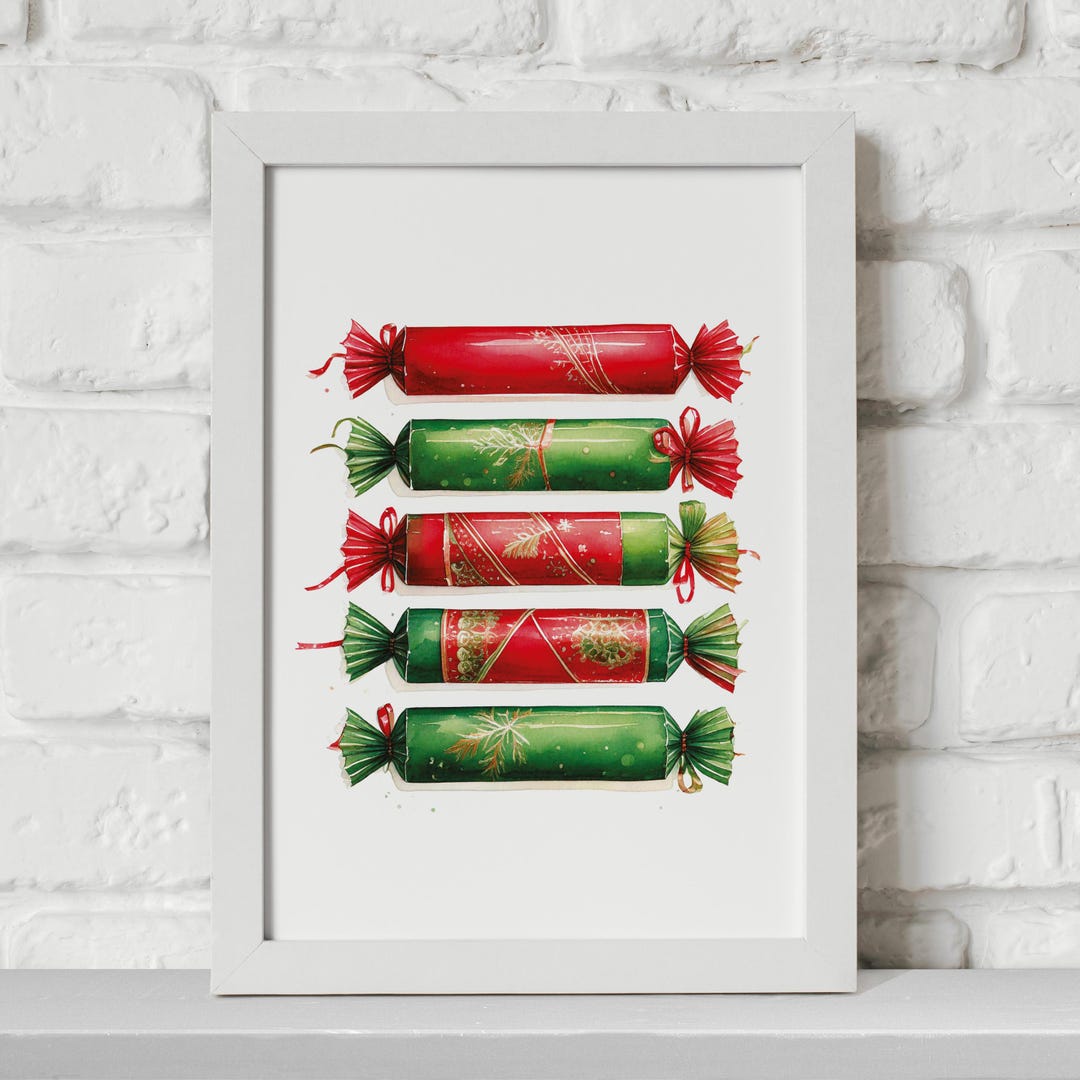 Christmas Bon Bon Crackers Printable, Print, Printable Artwork, Digital ...