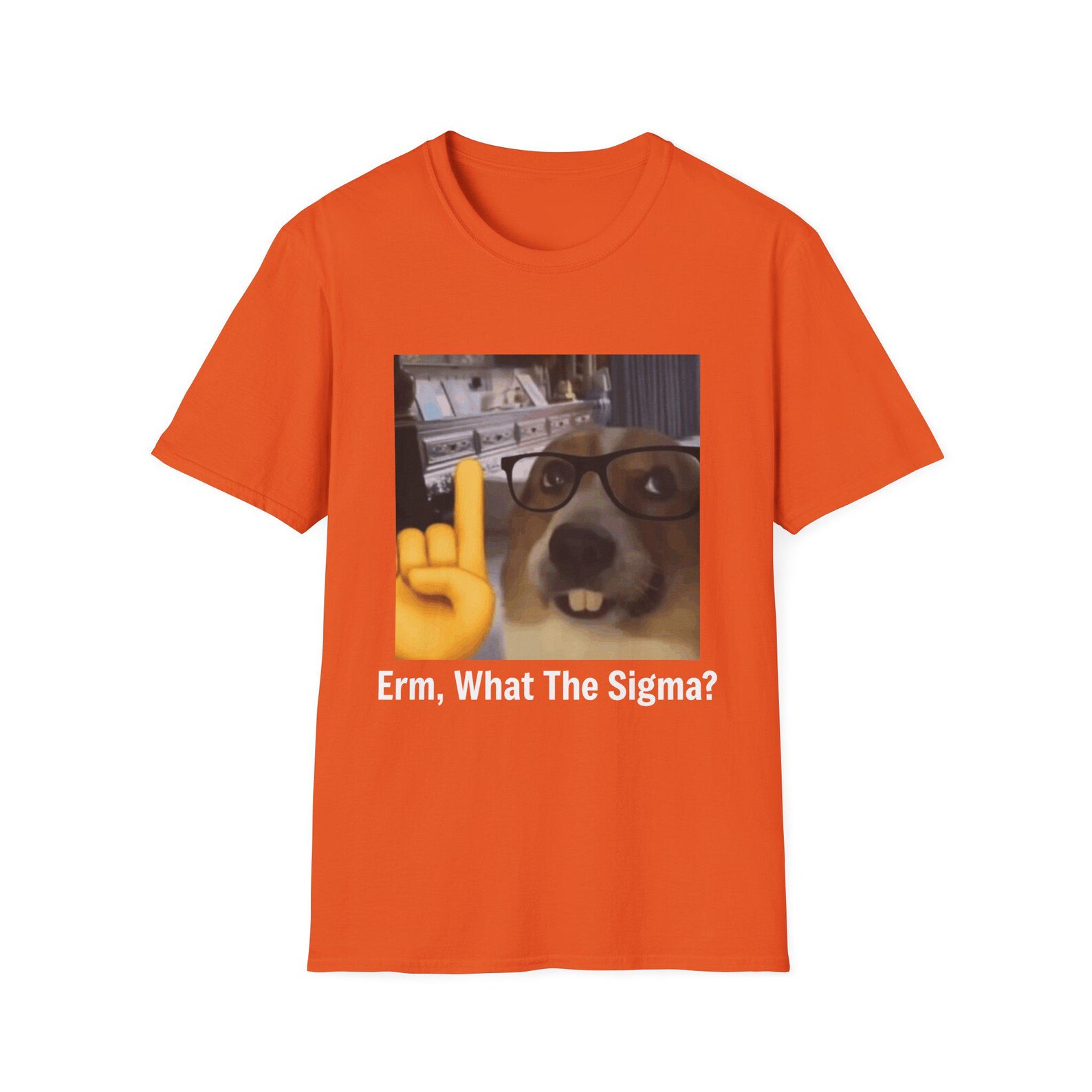 Erm What the Sigma Funny Meme T-shirt, Goofy Nerd Emoji Dog Shirt, Uum ...