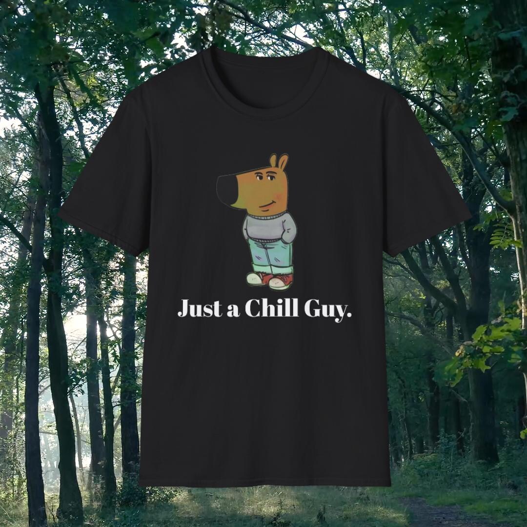 Im Just a Chill Guy Trending Meme T-shirt, Funny Scooby-doo Dog Shirt ...