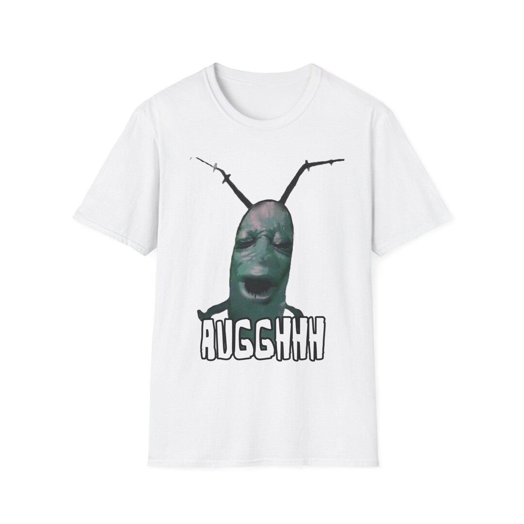 Cursed Plankton Meme T-shirt, Funny Plankton Moaning Brainrot Graphic ...