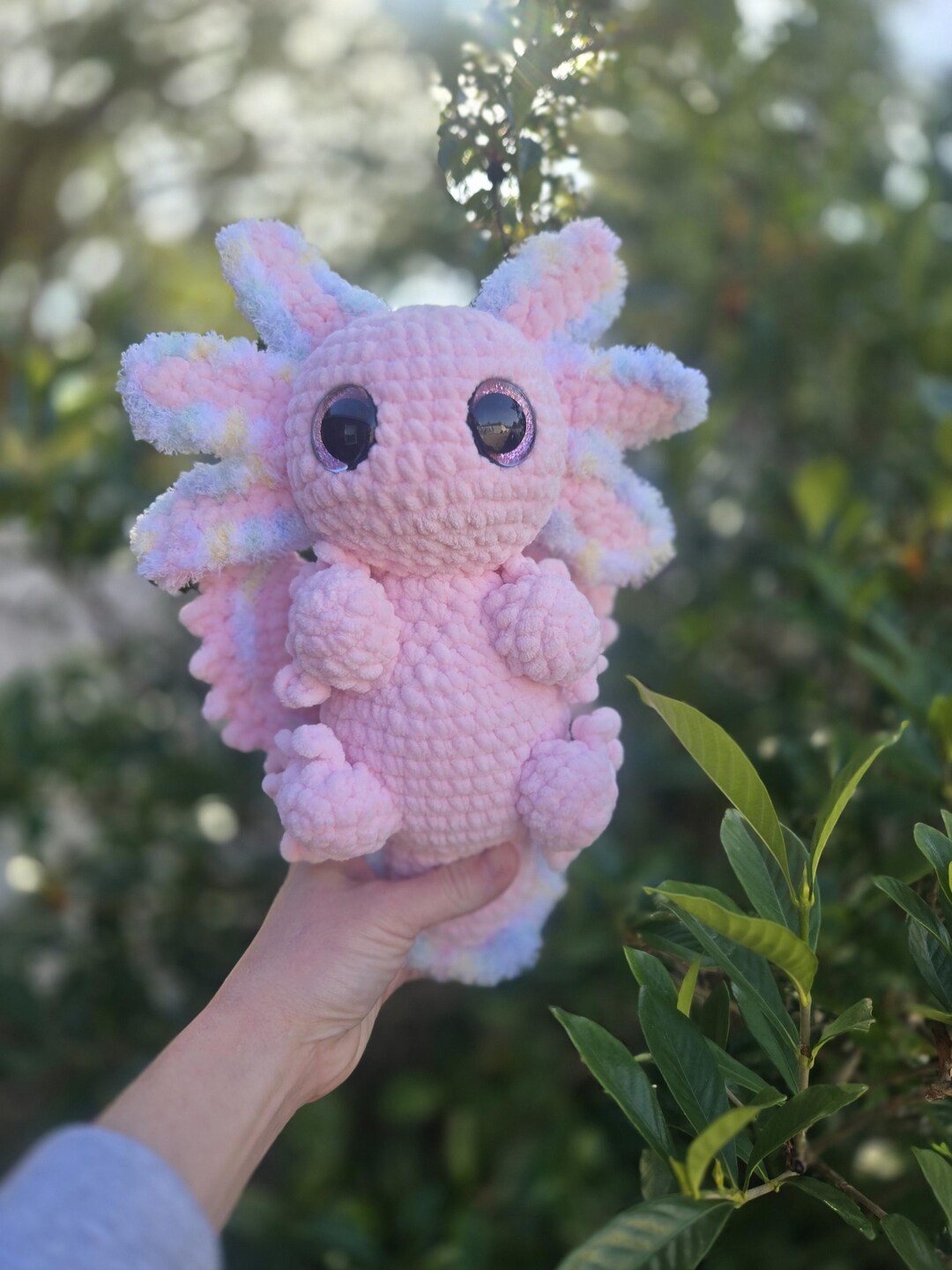 Chunky Axolotl/ Crocheted/ Handmade/amigurumi - Etsy