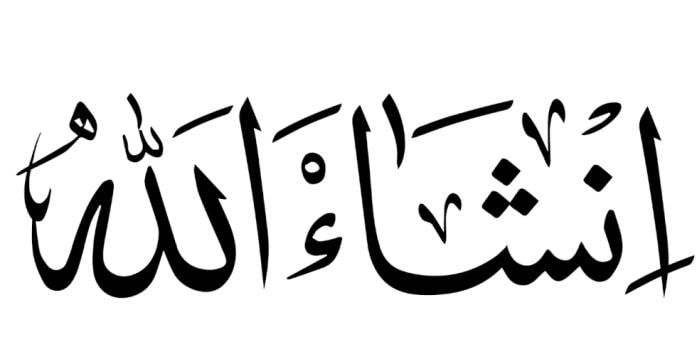 Inshallah in Arabic Islamic Calligraphy in Many Styles - Etsy