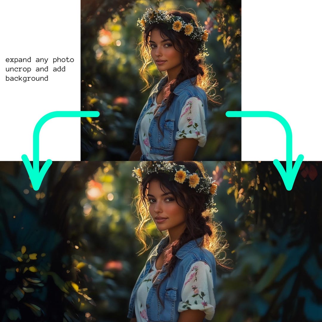 Photo Expand, Uncrop, Very Big Size Image for Large Prints, UHD File ...