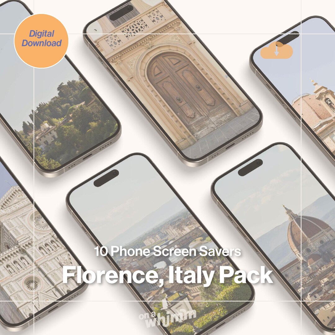 Phone Screensavers - Florence Italy Pack - Etsy