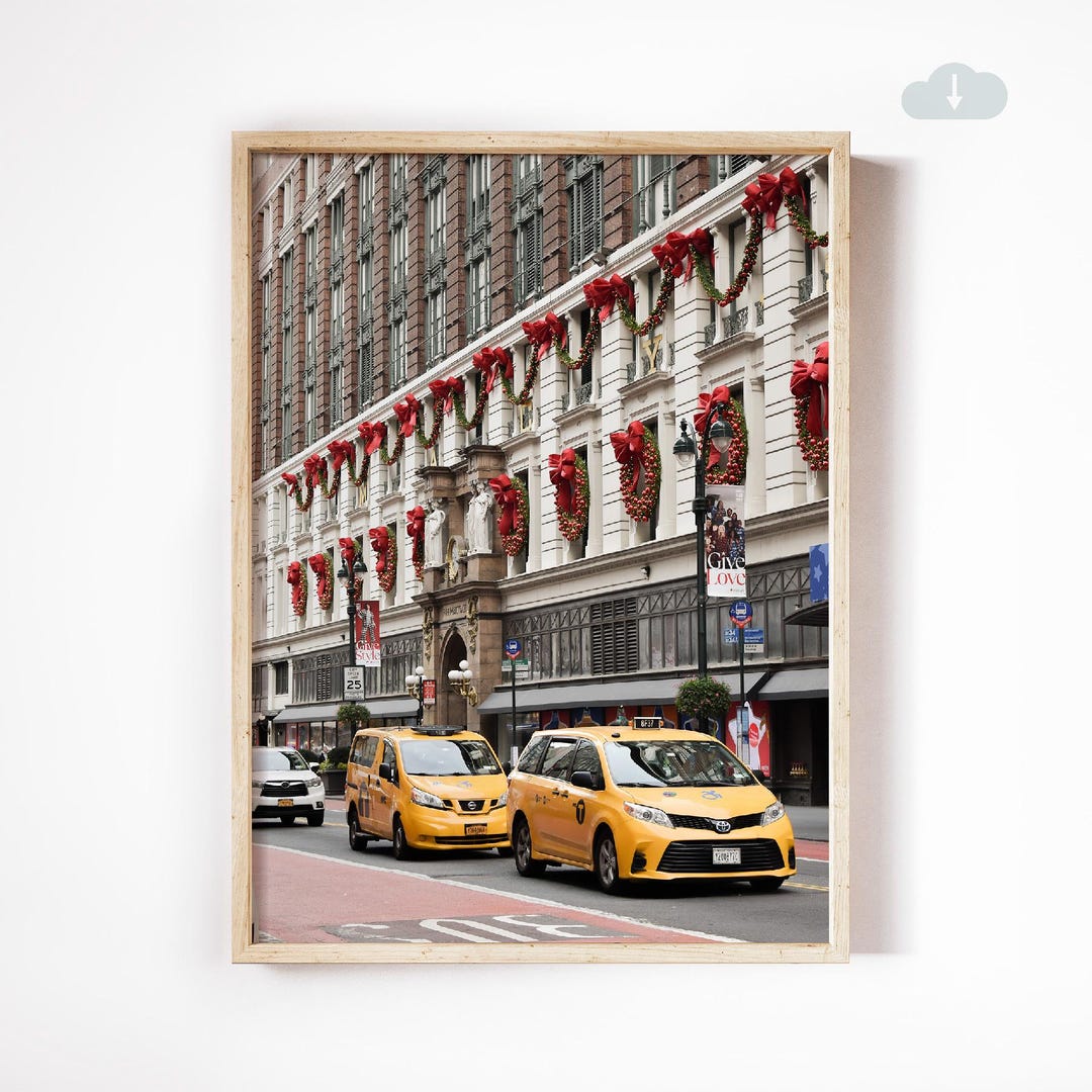 NYC Taxi Cab Print: Fifth Avenue, New York City Travel Photography ...