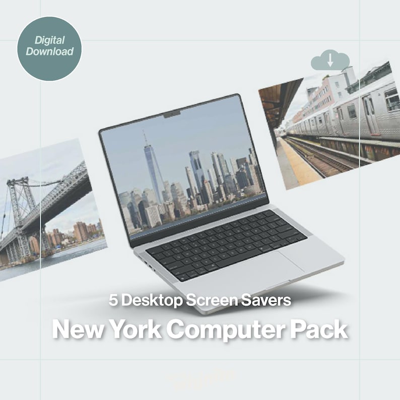 Desktop Screensavers New York City Computer Pack Digital Download - Etsy