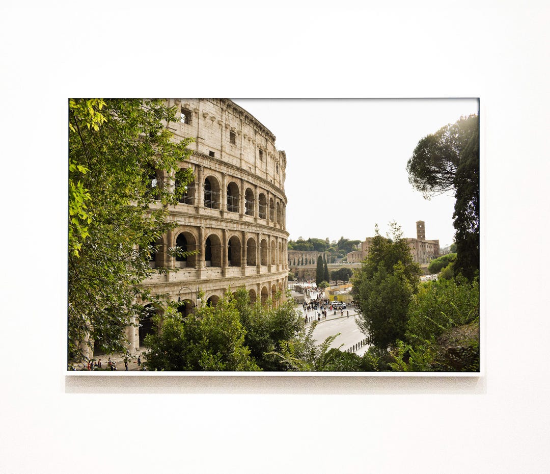 Roman Colosseum Print, Italy Landscape Photography, Minimalist Travel ...
