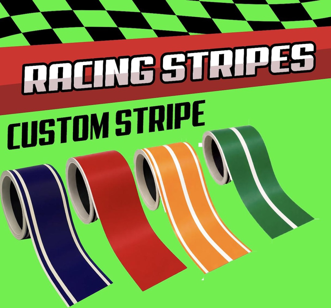 Gap Racing Stripes Vinyl Decal Automotive Stripe for Car Trucks Hoods ...