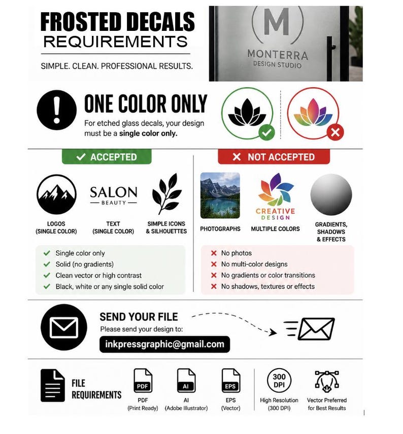 Frosted Window Decals | Frosted Storefront Logo Sticker and Business ...