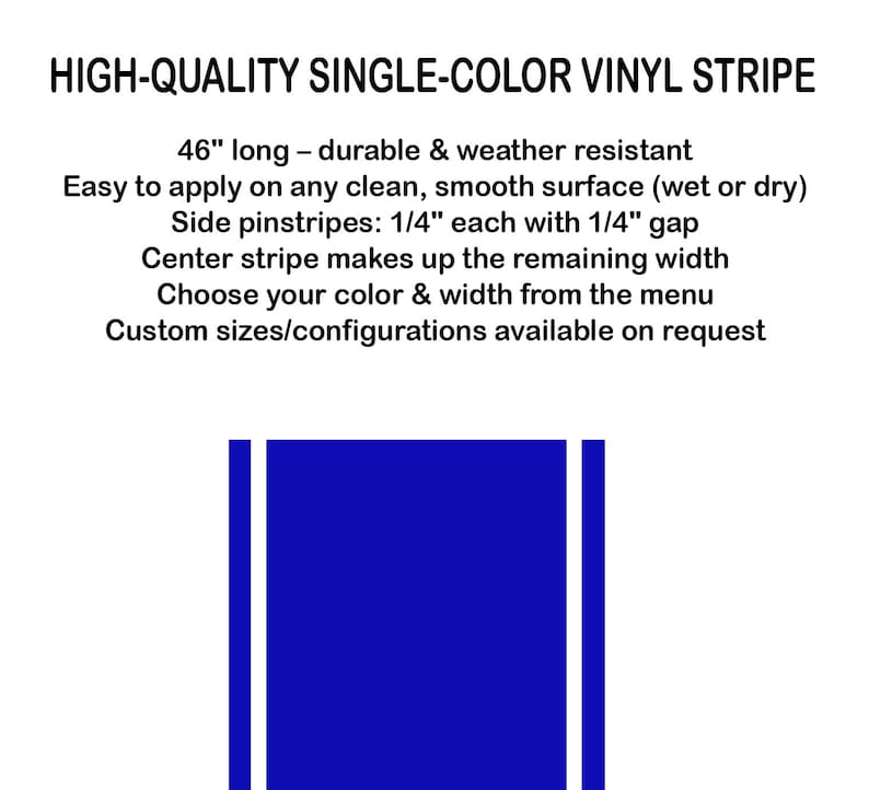Gap Stripes Racing Vinyl Decal, Automotive Stripe - Etsy