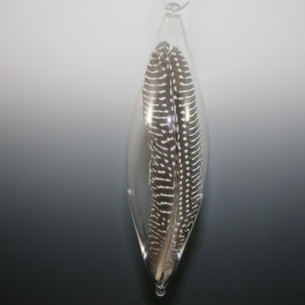 Glass Feather - Etsy
