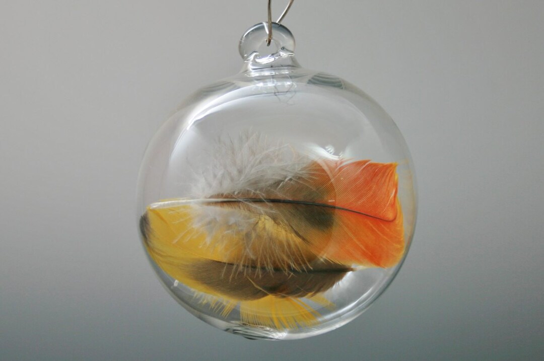 Thank You Gift - Hand Blown Lampwork Glass Ornament - Etsy