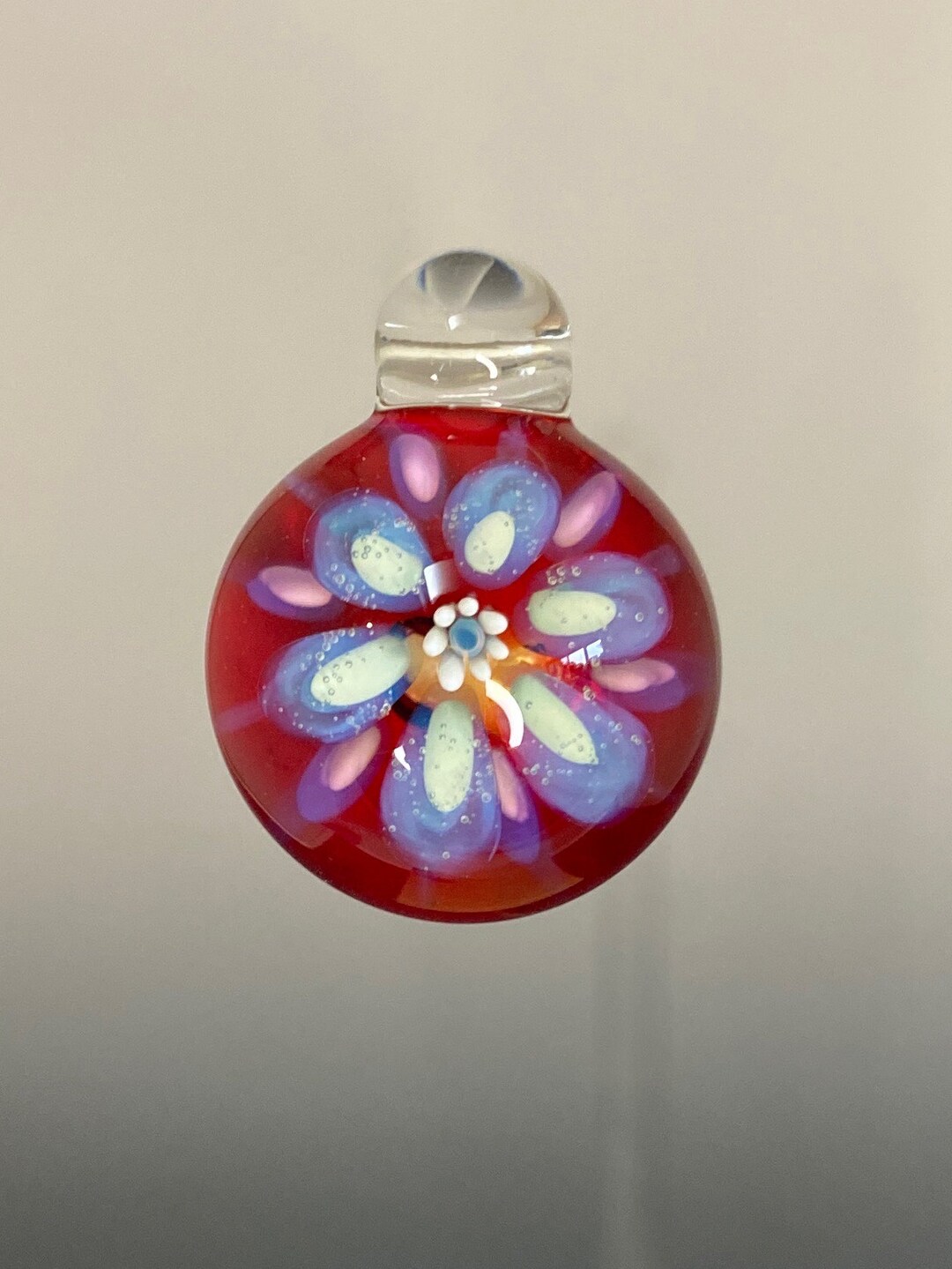 Trippy Heady Pendant - Dicro Glass Jewelry - Glass Pendant - Boro ...