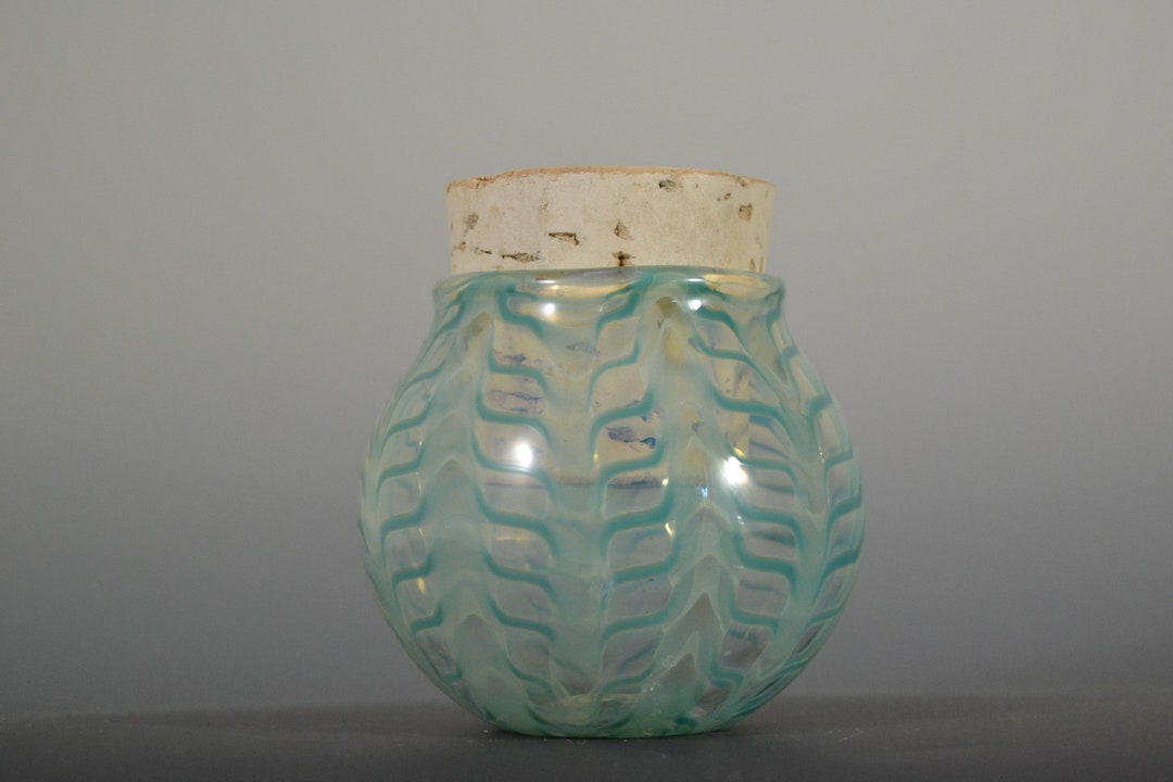 Hand Blown Glass Jar - Trippy Bud Jar - Heady Handblown Glass Jar ...