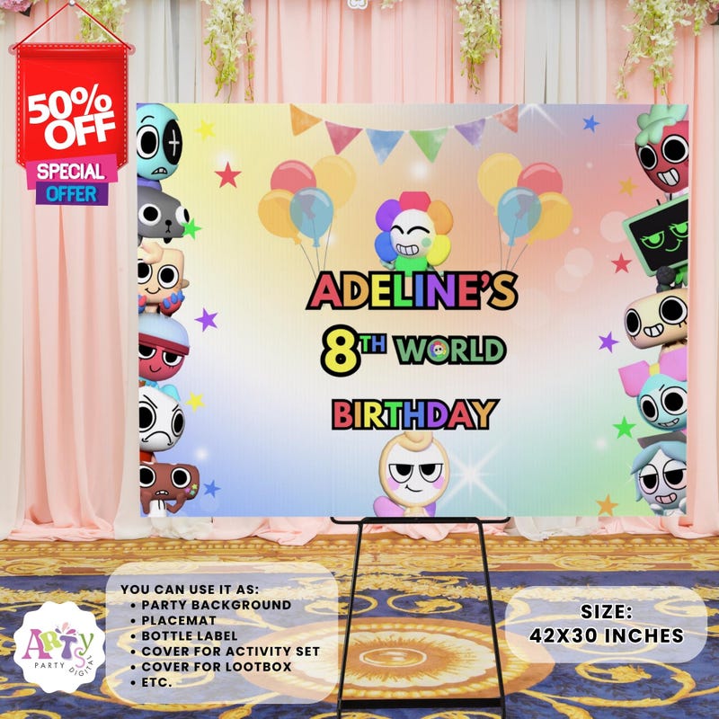 Dandys World Birthday Decorations - Etsy