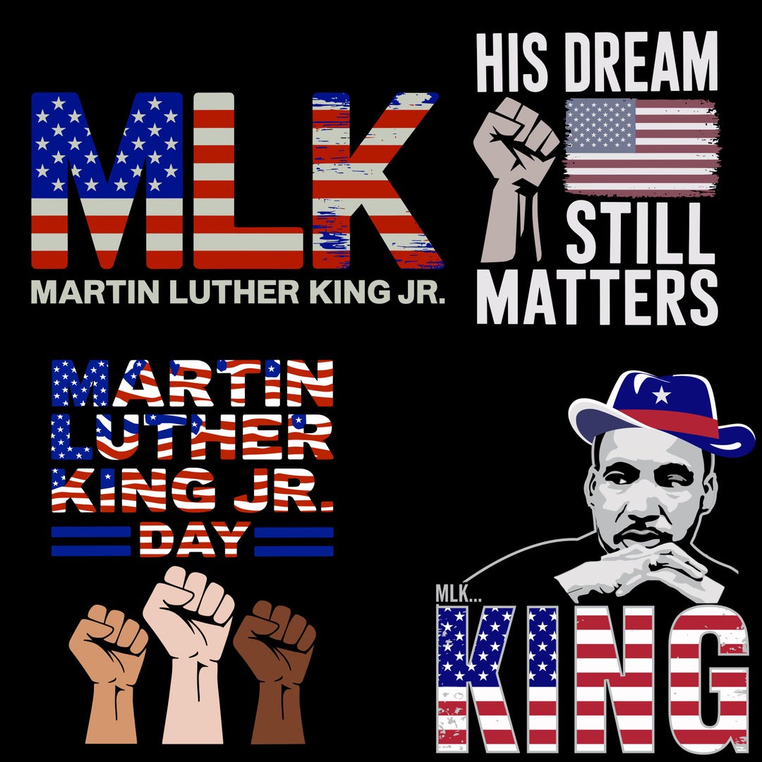 Melanin MLK Martin Luther King Jr.,inspirational Quote Bundle Instant ...