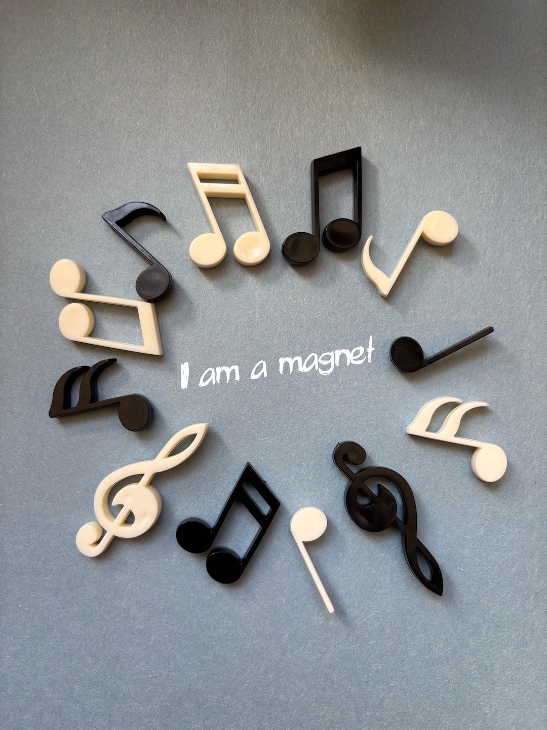 Musical Note Fridge Magnets: Music Lover Kitchen Decor, Set of 12 - Etsy