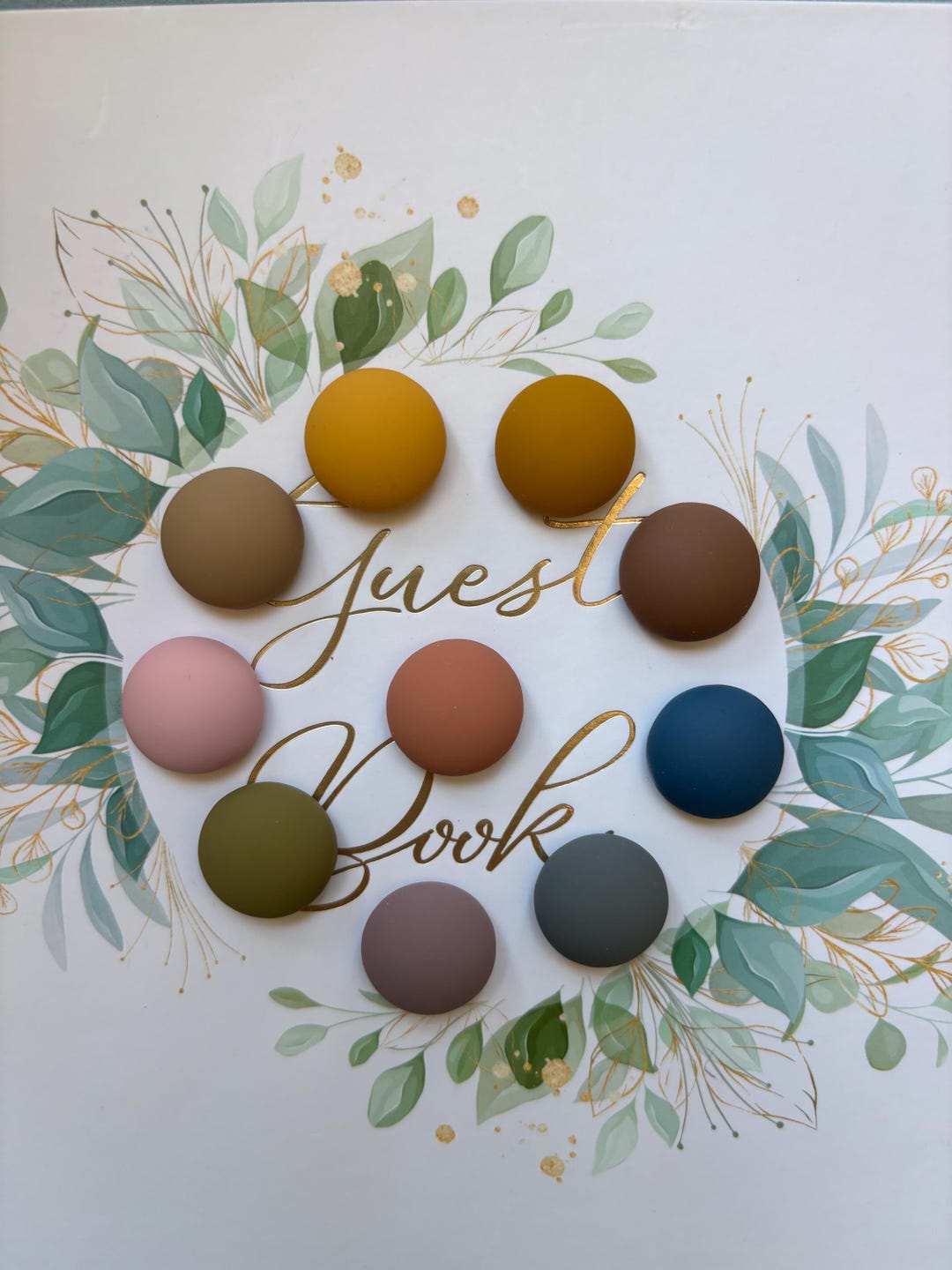 Macaron Magnet Set: Pastel Polka Dot Fridge Decor - Etsy