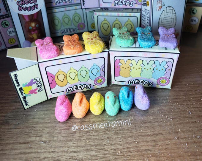 Mini + Peeps = Meeps: Rainbow Special Edition-(6pc. Set) (BOX INCLUDED ...