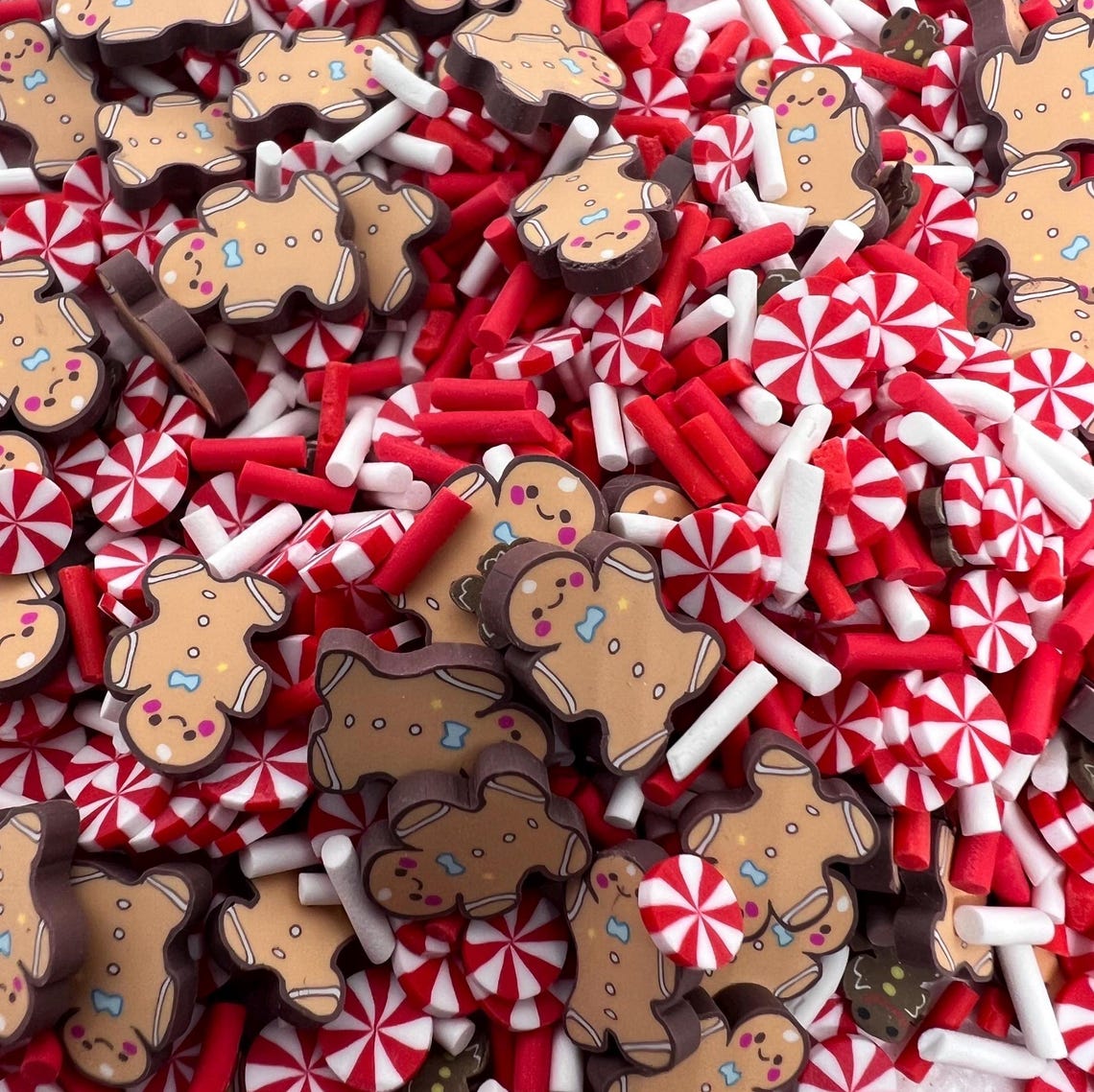 Catch the Gingerbread Man Mix Nail Resin Art Lip Gloss Cuticle Oil Soap ...