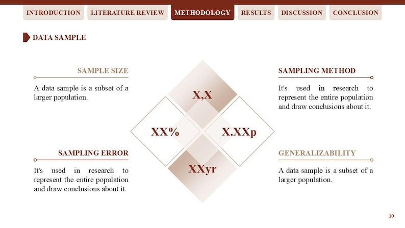 Academic Presentation | Thesis Defense Powerpoint Template | Modern ...