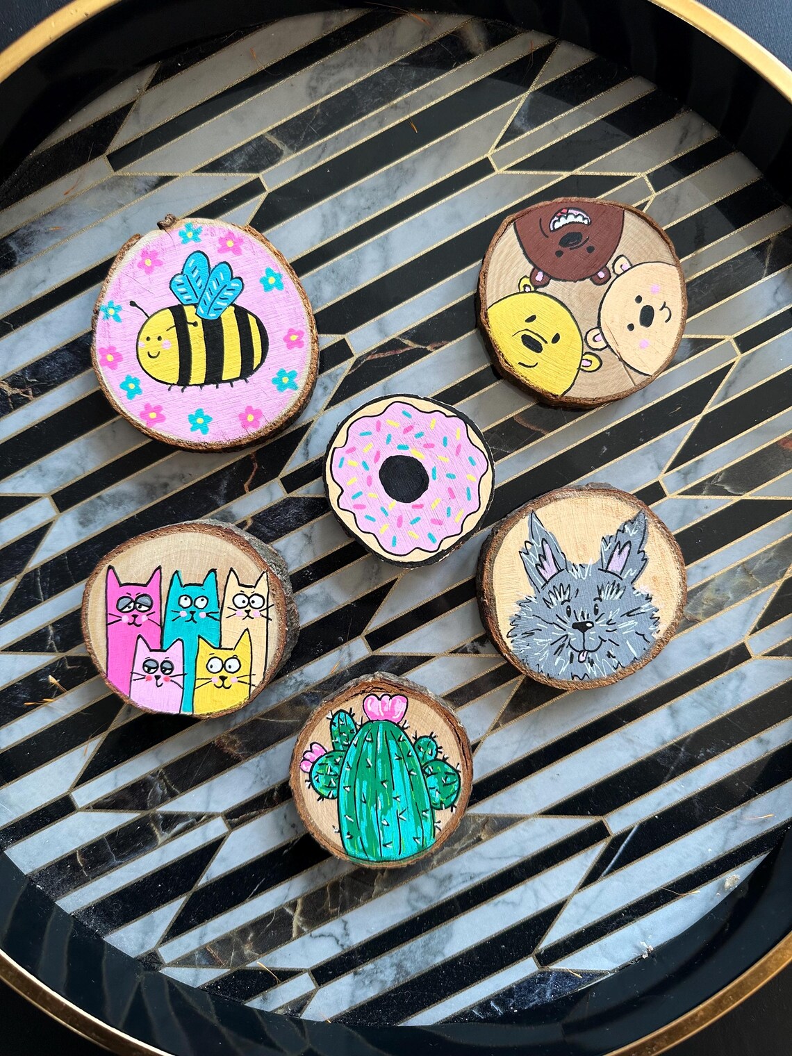 Cute and Funny Decorative Wood Slices - Etsy