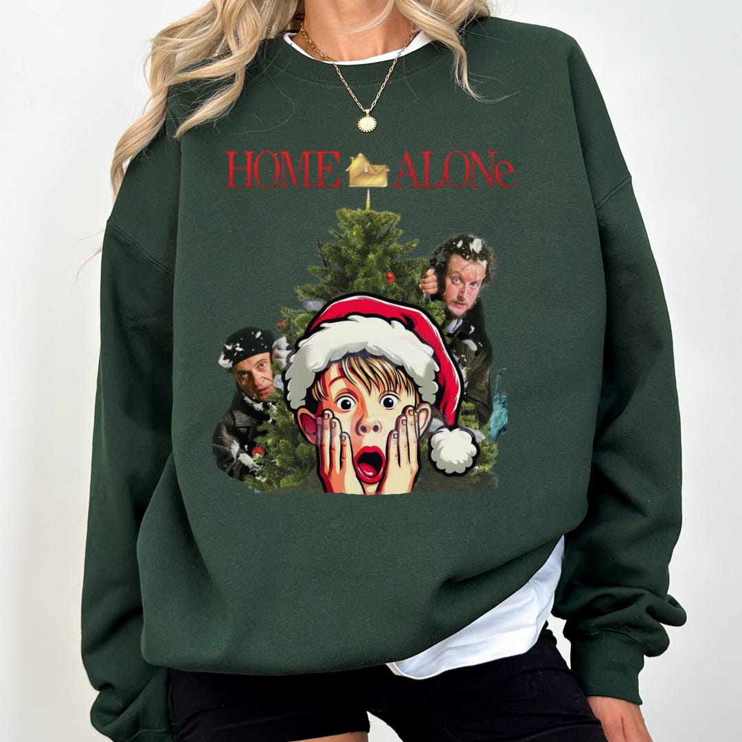 Home Alone Movie Christmas Comfort Colors Shirt, Home Alone Hoodie ...