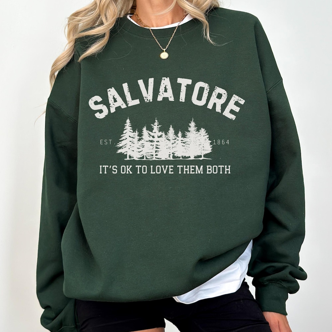 Salvatore Brothers Sweatshirt, Mystic Falls Virginia T-shirt, TVD Fan ...