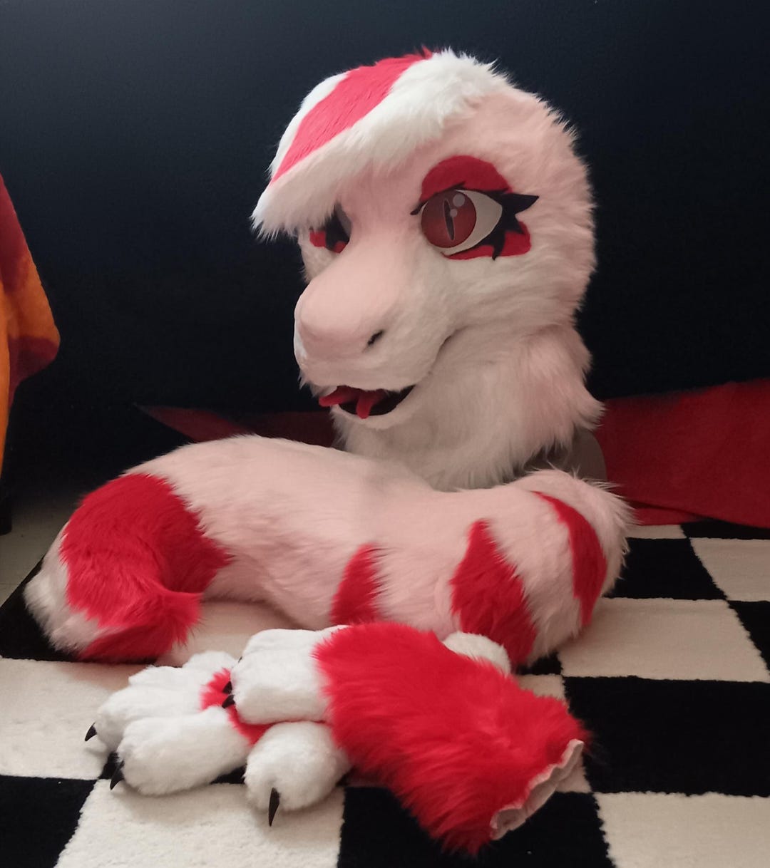 FURSUIT PREMADE Partial | Head, Paws & Tail! | Dragon, Snake Ect ...