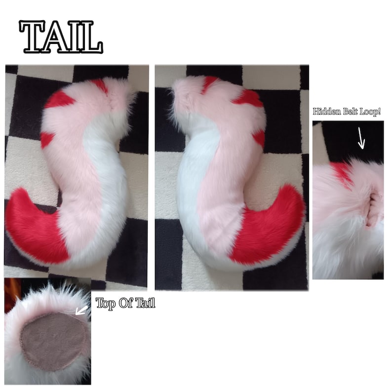 FURSUIT PREMADE Partial | Head, Paws & Tail! | Dragon, Snake Ect ...