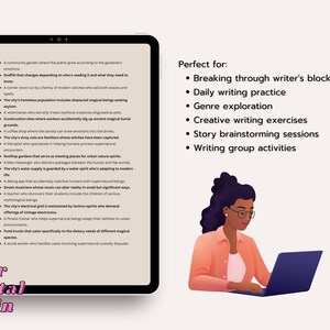 500 Fantasy Writing Prompts: Creative Writing Workbook (instant PDF ...