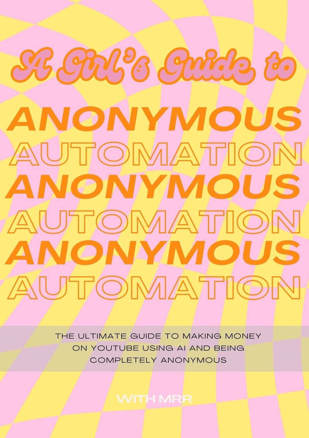 A Girl's Guide to Anonymous Automation + TEMPLATE - Etsy