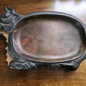 4 Beautiful Vintage Bull CAST IRON Skillets for Steaks and Fajitas - Etsy