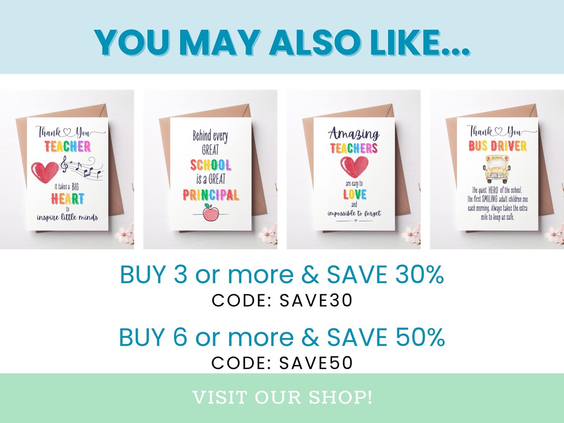 Thank You Card for Piano Teacher, Music Teacher Thank You Card With ...