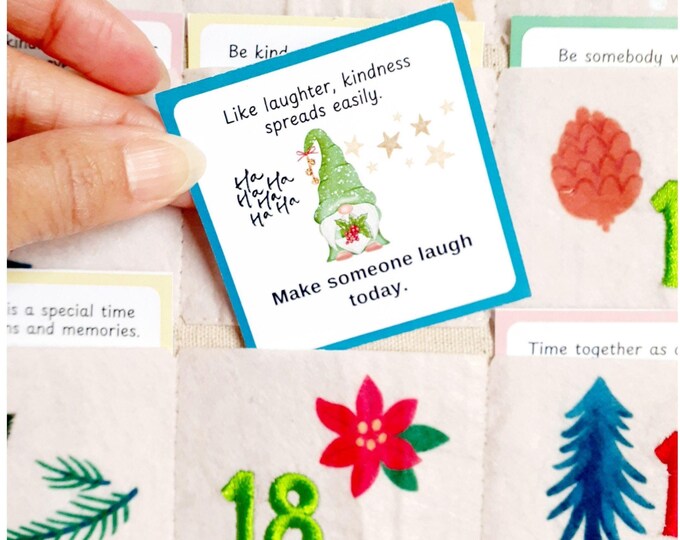 Christmas Kindness Card, Random Acts of Kindness, Advent Ideas, 24 Days ...