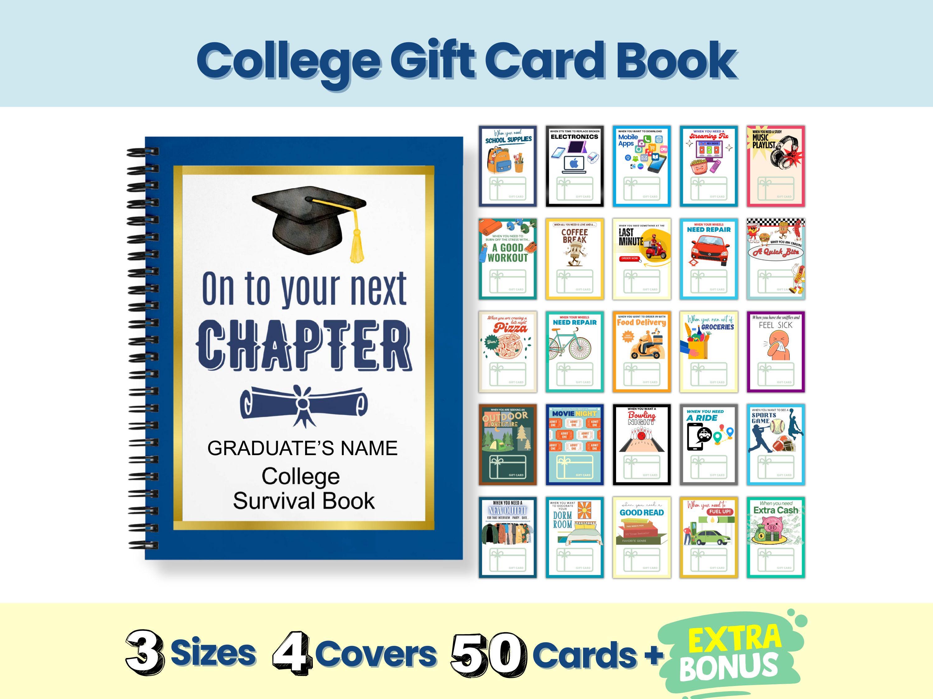 Graduation Coupon Book, First Year of College Survival Kit Printable ...